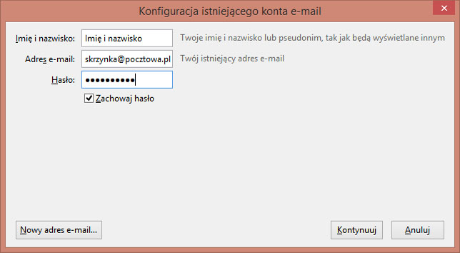 Konfiguracja konta pocztowego w Mozilla Thunderbird - Blog Firmowy - MinisterstwoReklamy.pl