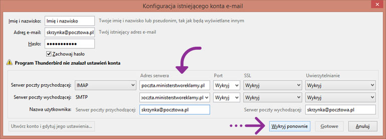 Konfiguracja konta pocztowego w Mozilla Thunderbird - Blog Firmowy - MinisterstwoReklamy.pl